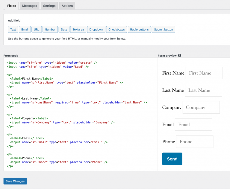 How to Setup Salesforce Web-to-Lead, Web-to-Contact, Web-to-Account or any object (with Example)
